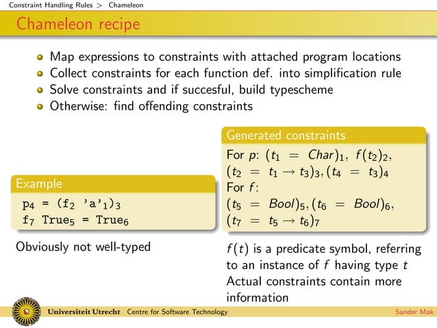 Constraint handling rules | PPT