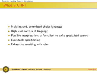 Constraint handling rules | PDF