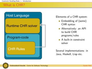 Constraint handling rules | PDF
