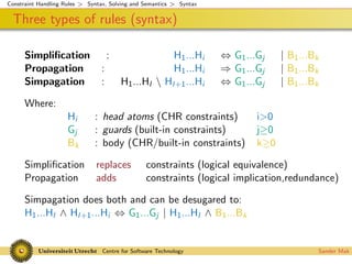 Constraint handling rules | PDF