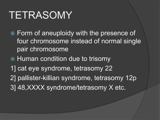 chromosomal abnormalities | PPTX