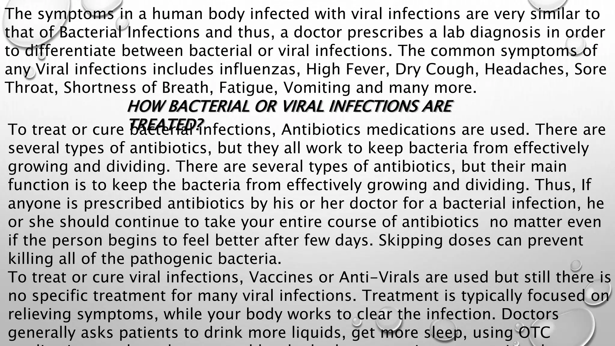 Do You Know The Differences Between Bacterial And Viral Infections? | PPTX