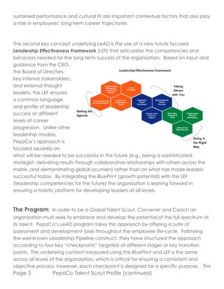 pepsico talents | PDF