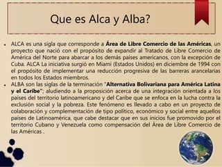 ALCA VS ALBA | PPTX