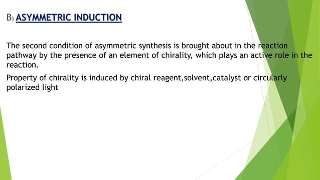 Asymmetric Synthesis - Christeena Shaji | PPTX | Chemistry | Science