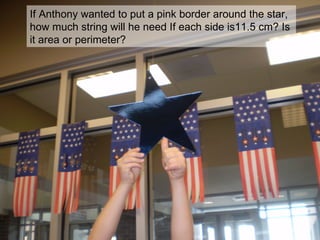 Chris Anthony Area And Perimeter Project | PPT