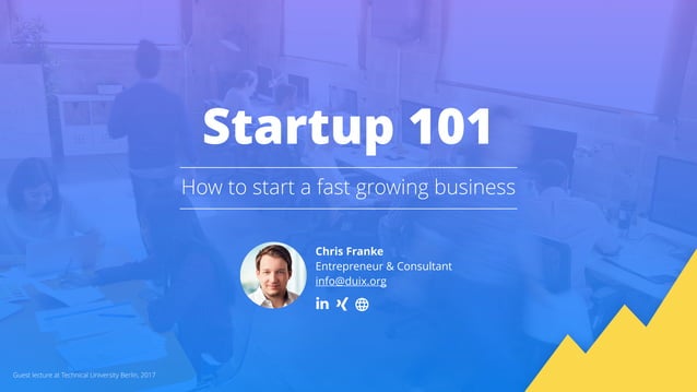 Startup 101: Entrepreneurial Mindset, Go2Market and Growth Strategy ...
