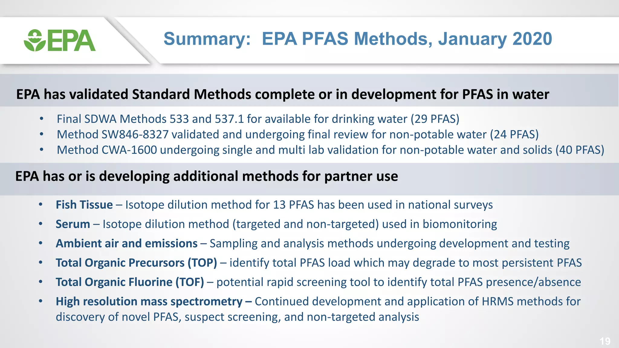 Chris Impellitteri: EPA's update on PFAS analytical methods | PDF