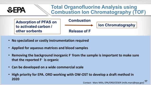 Chris Impellitteri: EPA's update on PFAS analytical methods | PDF ...
