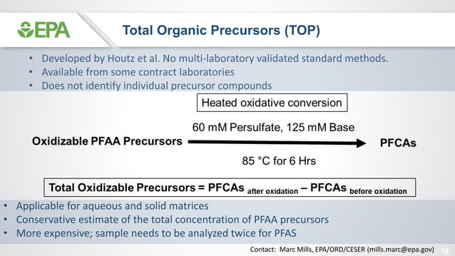 Chris Impellitteri: EPA's update on PFAS analytical methods | PDF | Chemistry | Science