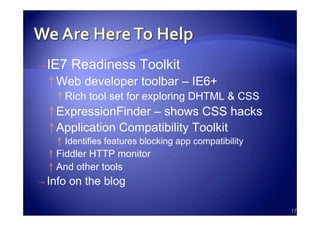 Chris Wilson @ FOWA Feb 07 | PPT