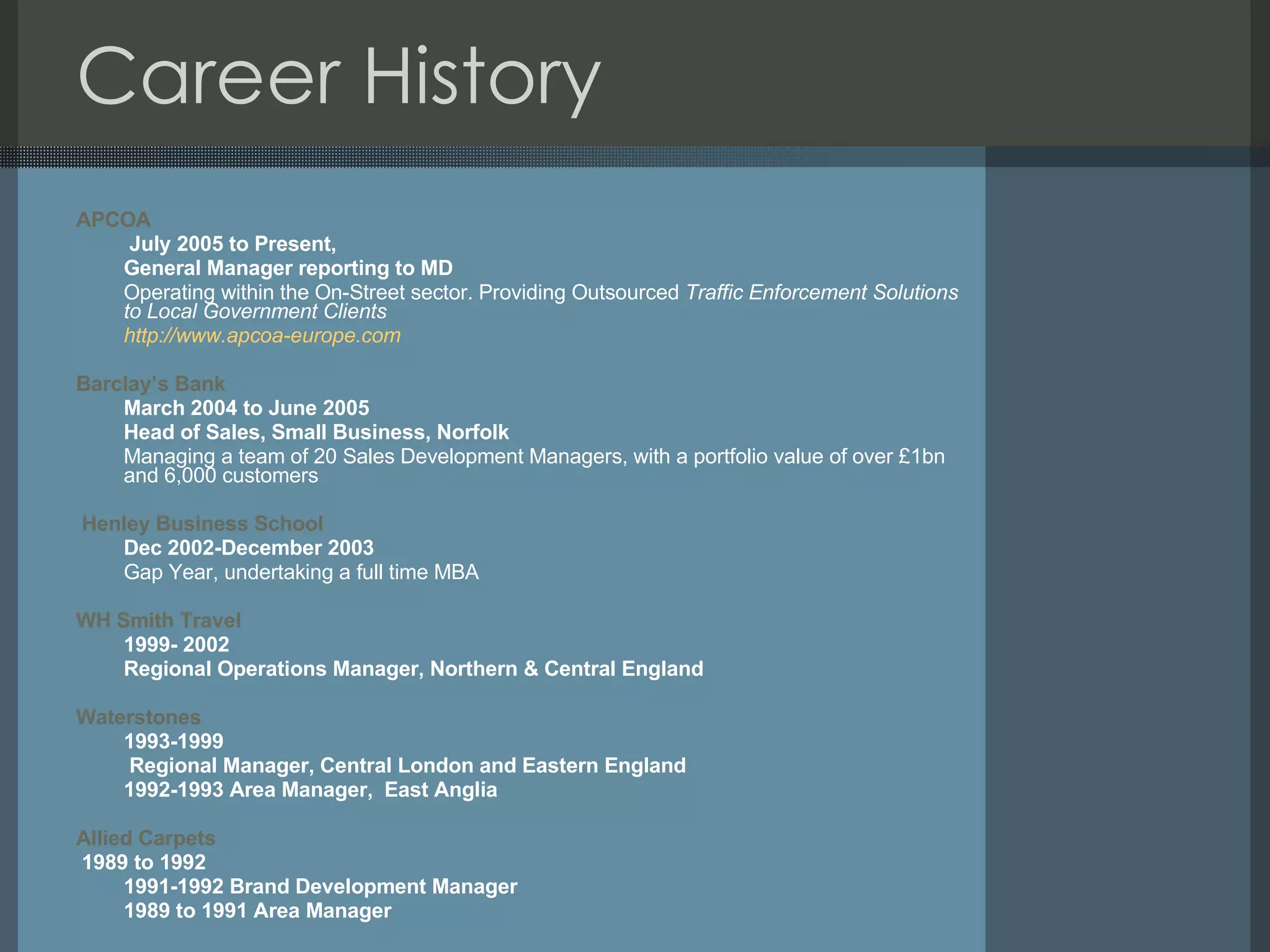 Chris Wortley Portfolio | PPT