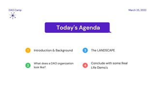 Chris Adams: Landscape of DAO Tooling, Frameworks and Integration | PDF