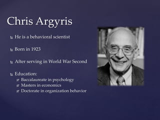Chris Argyris