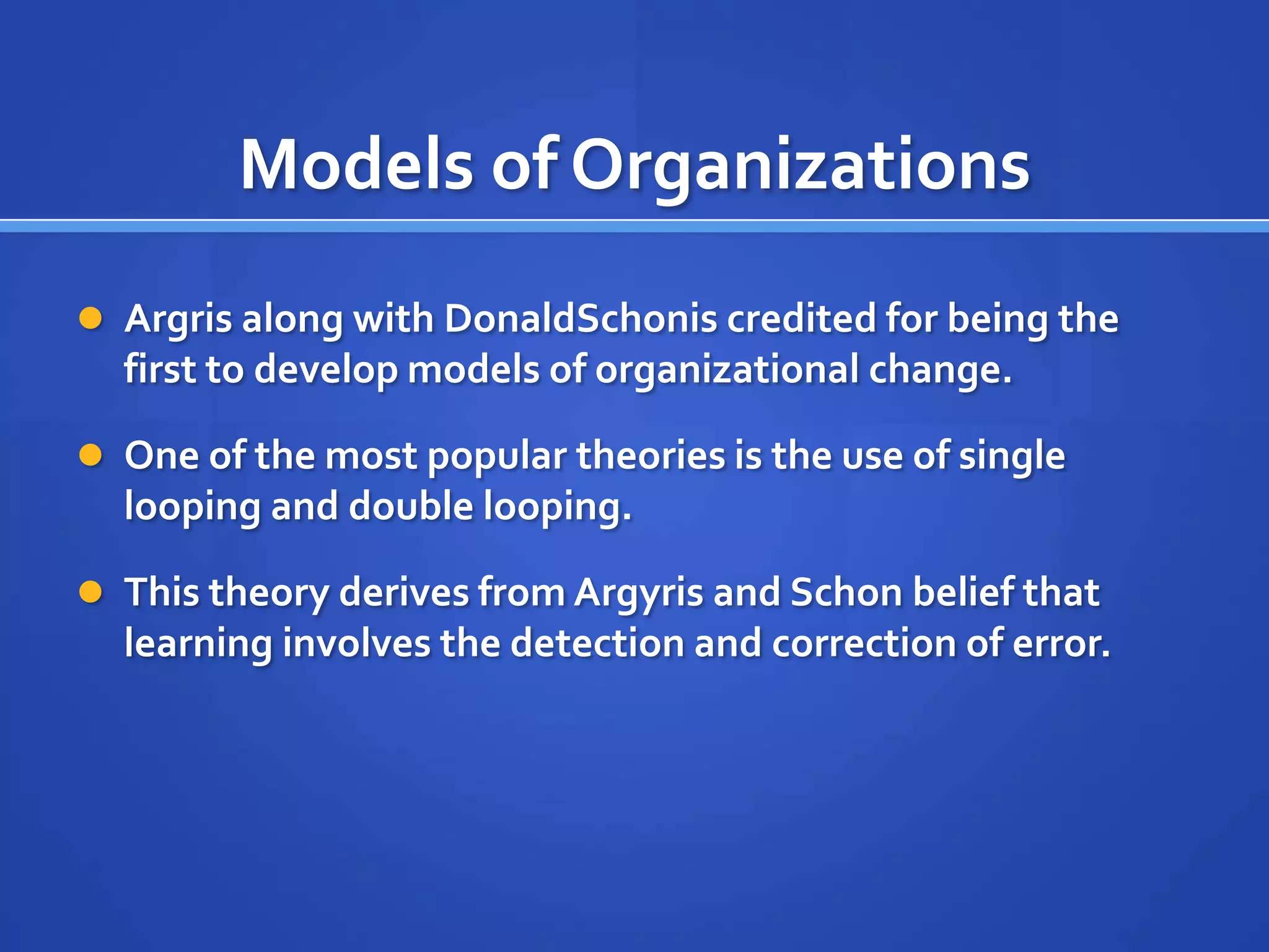 Chris argyris1 | PPTX