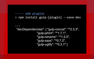 Gulp: Task Runner | PPTX