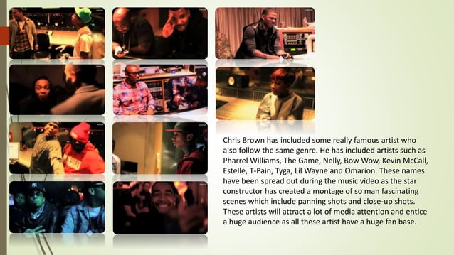 Chris Brown - Beautiful People Music Video Analysis | PPTX