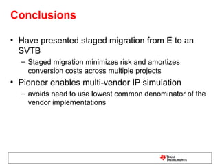 Progressive Migration From 'e' to SystemVerilog: Case Study | PDF