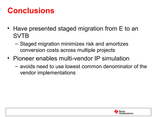 Progressive Migration From 'e' to SystemVerilog: Case Study | PDF