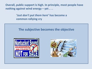 NIMBY Response to Wind Farm Sites | PPT