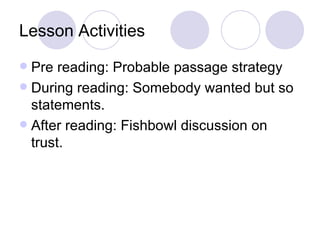 Chris Crutcher Project | PPT