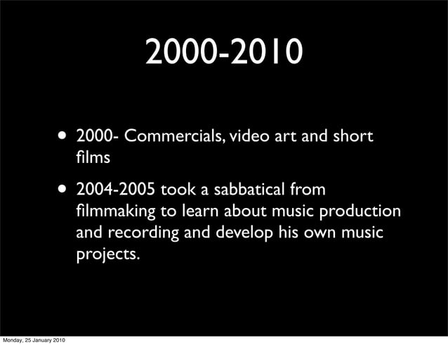 Chris Cunningham | PPT