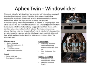 Chris cunningham music video director | PPT