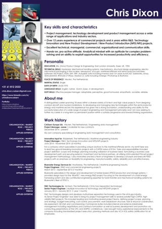 Chris dixon cv met nl overzicht | PDF