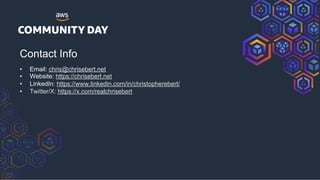 Chris Ebert: Getting Started With Serverless Website Analytics.pdf