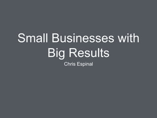 Chris espinal power | PPT