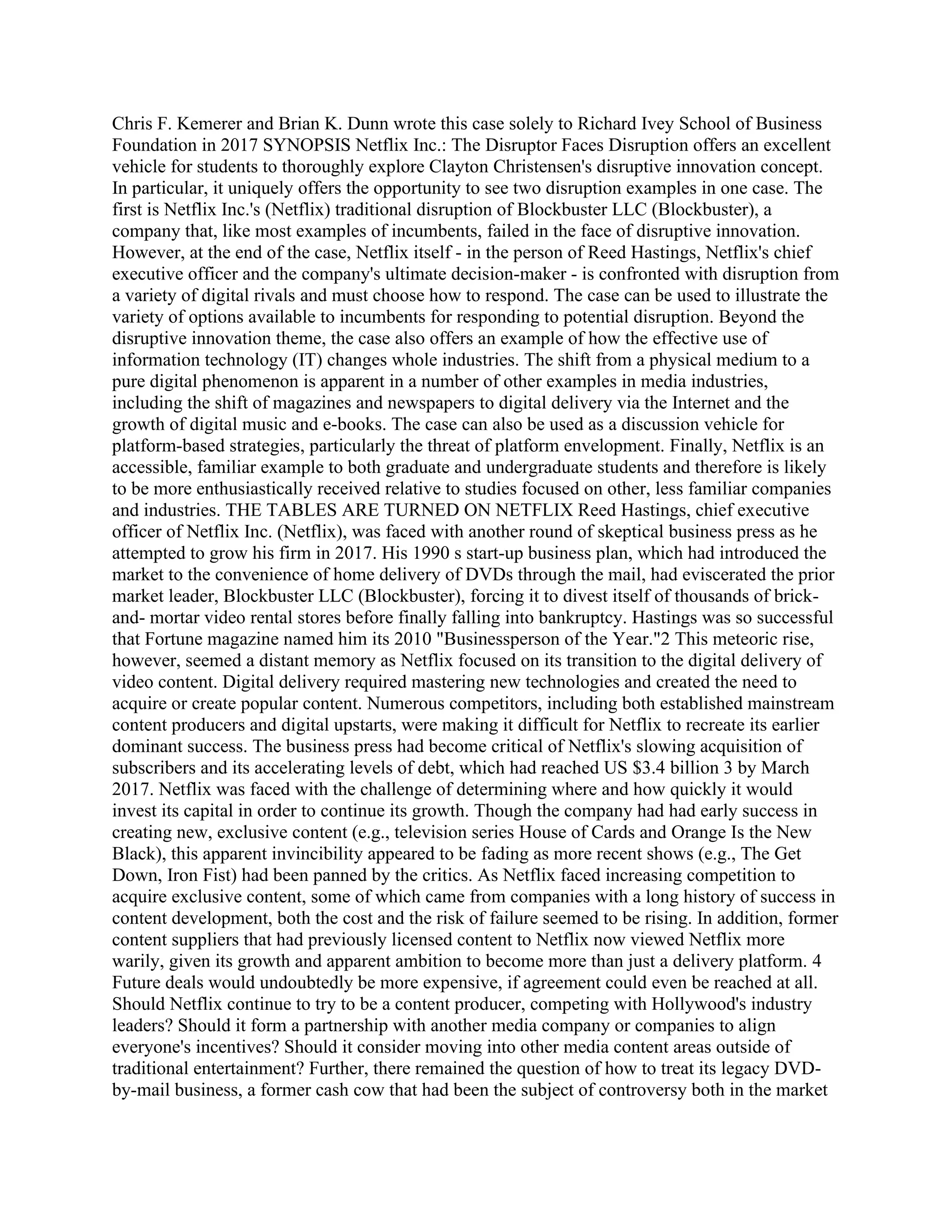 Chris F- Kemerer and Brian K- Dunn wrote this case solely to Richard I.pdf