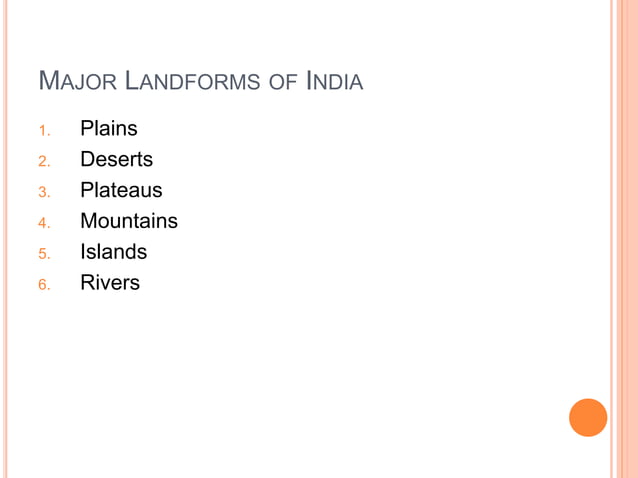 Physical Features Of India | PPTX