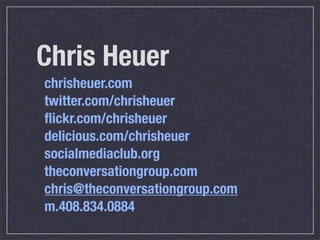 Chris Heuer Tagging Exercise | PPT