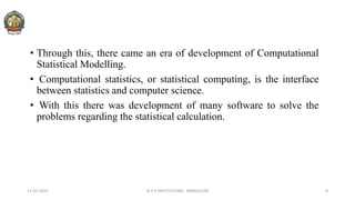 Statistical modeling in Pharmaceutical research and development.pptx