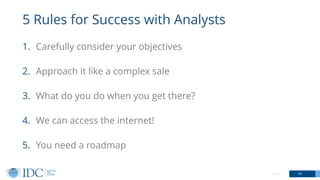Chris Ingle on successfully engaging with analysts | PPT