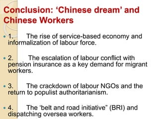 Changing State and Labour relations in China | PPTX