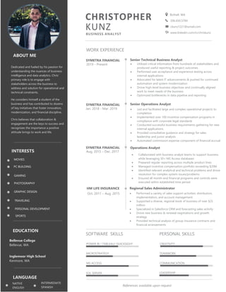 Chris Kunz - Resume | PDF