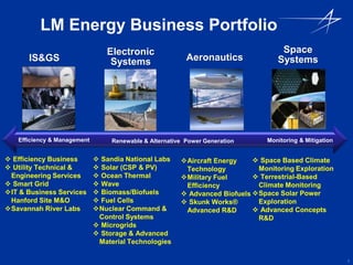 Myers - Lockheed Martin Renewable Energy Overview | PPT
