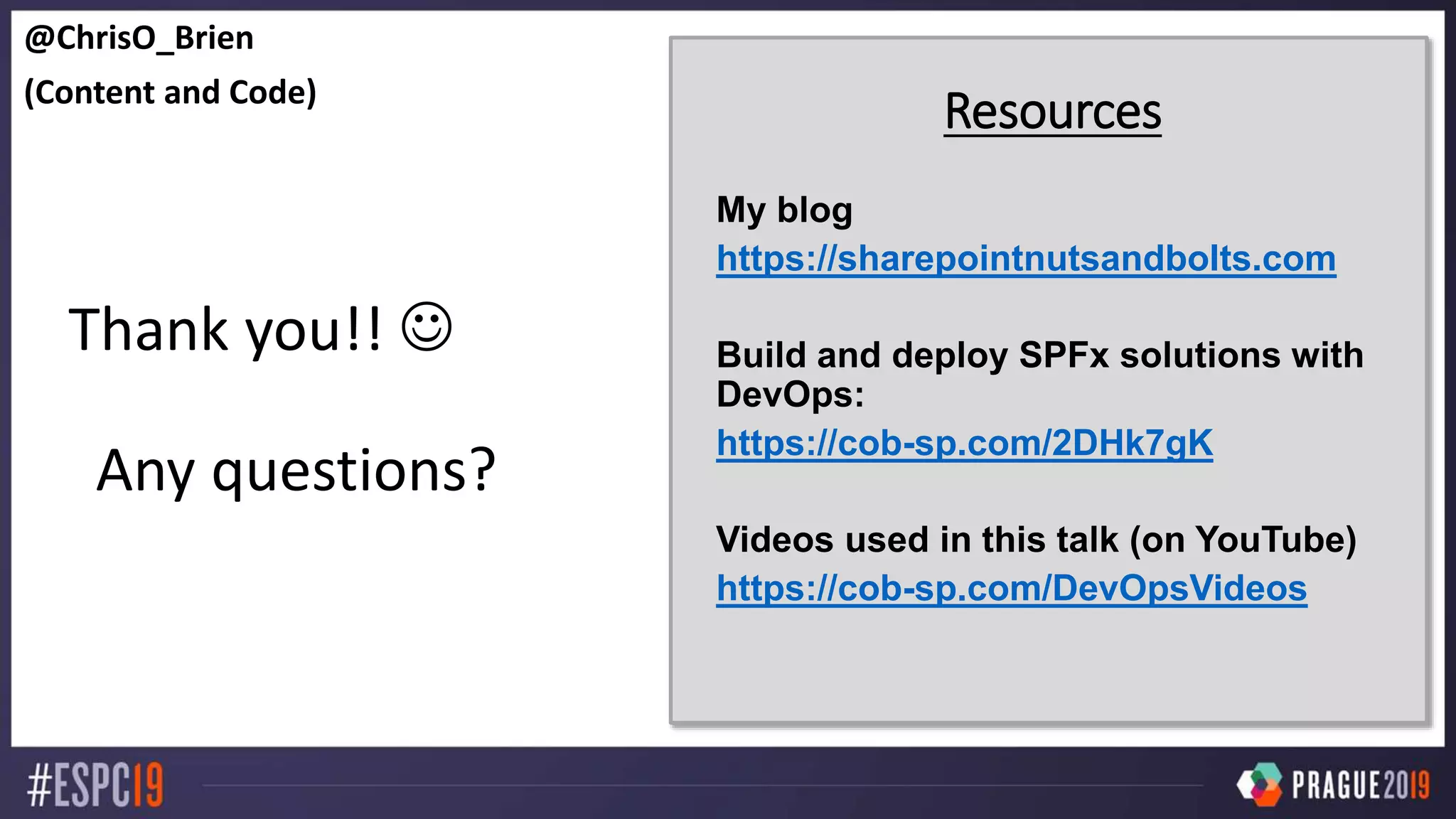 Chris OBrien - Azure DevOps for managing work | PPT