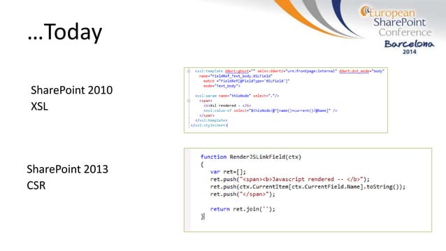 Chris O'Brien - Customizing the SharePoint/Office 365 UI with JavaScript (ESPC14) | PPT