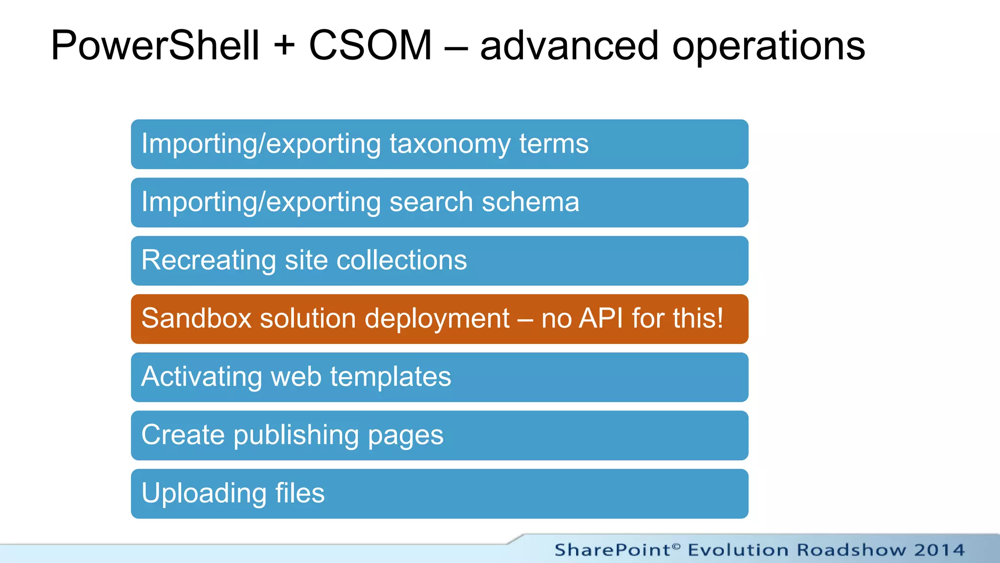 Chris O'Brien - Modern SharePoint development: techniques for moving code off SharePoint servers ...