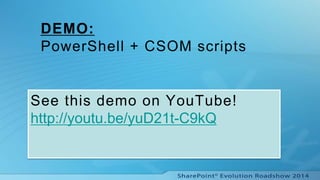 Chris O'Brien - Modern SharePoint development: techniques for moving code off SharePoint servers ...