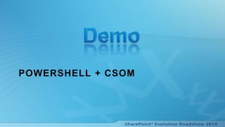 Chris O'Brien - Modern SharePoint development: techniques for moving code off SharePoint servers ...
