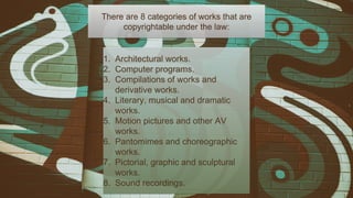 The Basics Of Copyright Law | PPTX