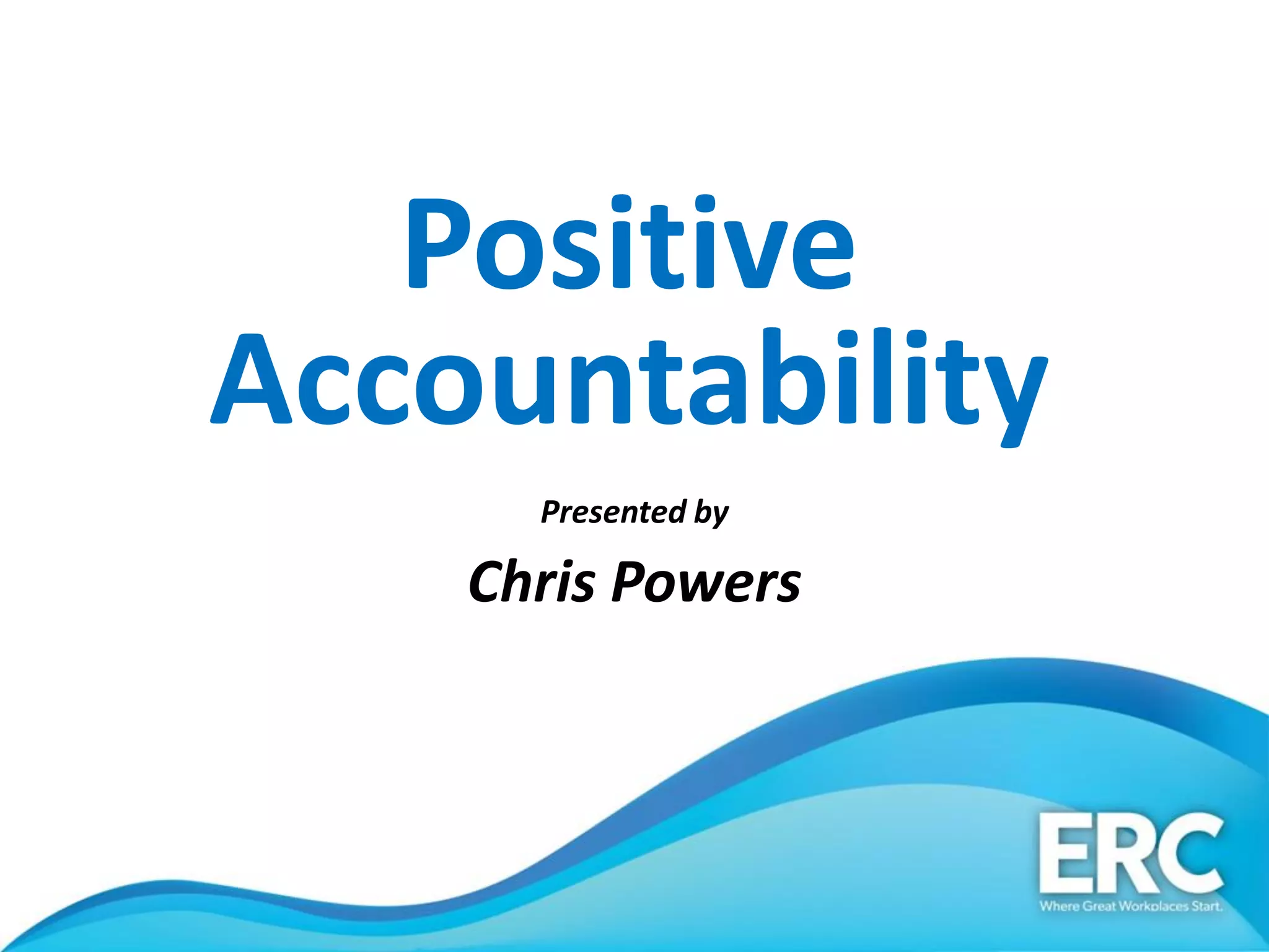 Positive Accountability | PDF