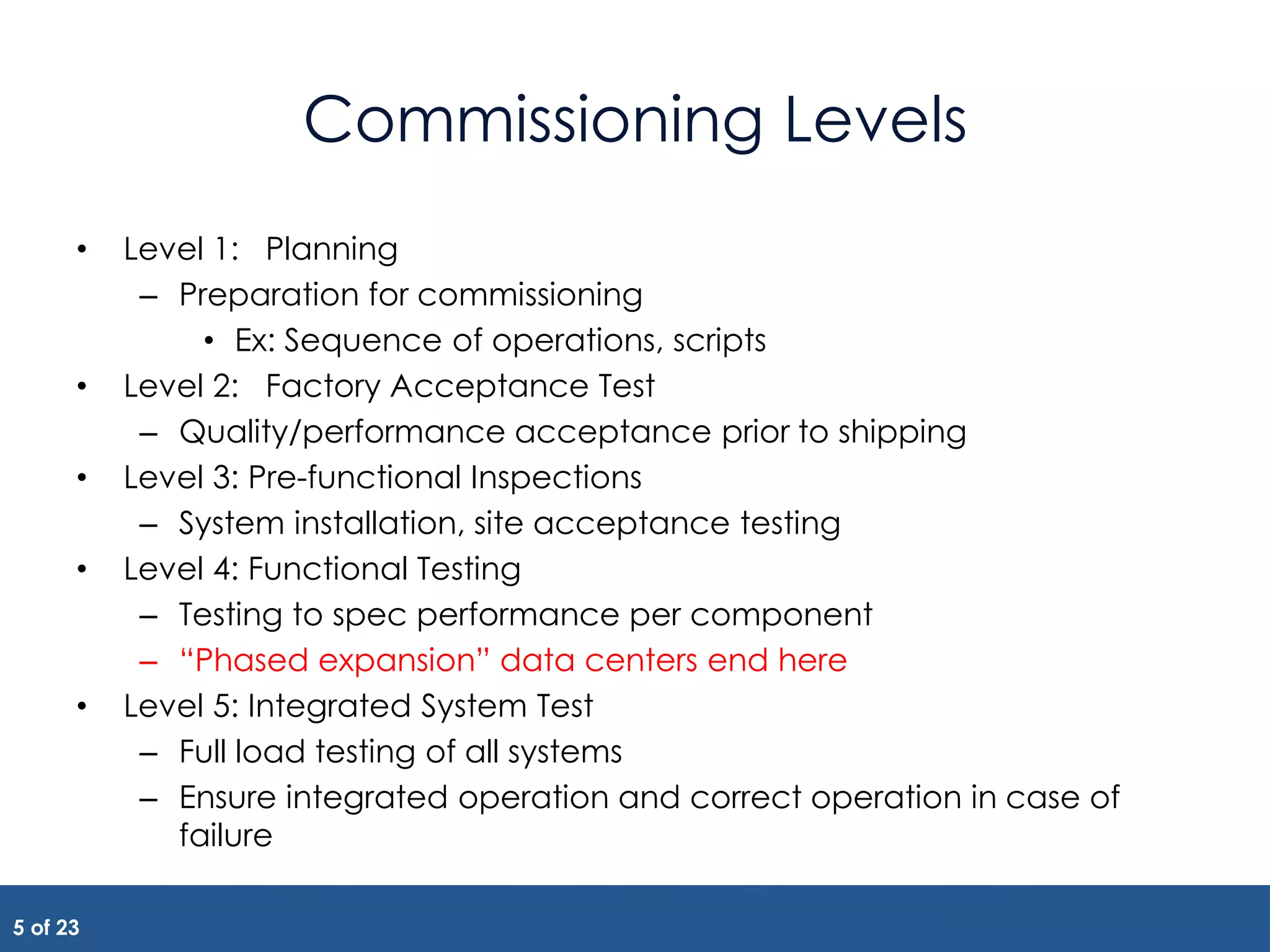 Data center commissioning 101 | PPTX