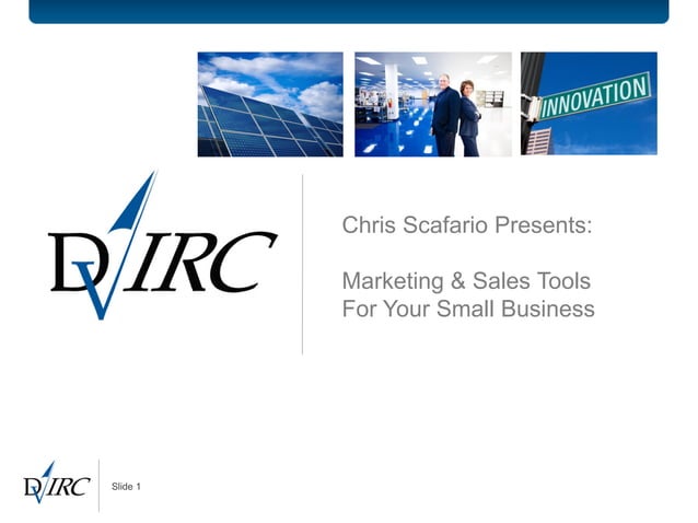 Chris scafario's marketing and sales tools for success | PPT