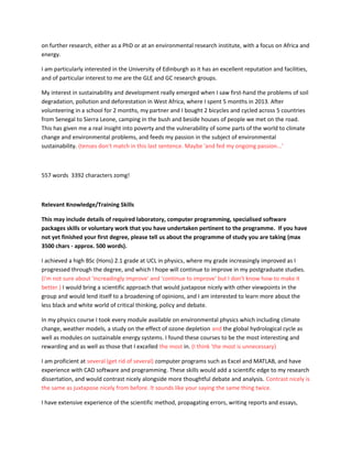 Chris' statement edited | RTF