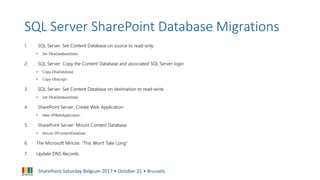 Simplifying SQL Server & SharePoint Migrations using PowerShell | PPTX | Databases | Computer ...