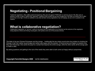 Negotiating skills for Women - Christa Fairchild | PPT | Job Market ...